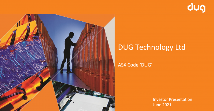 June 2021 Investor Presentation recording now available. | DUG Technology
