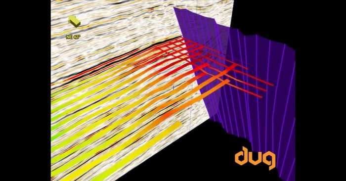 Manual horizon picking. | DUG Technology